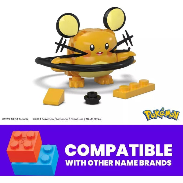 MEGA Pokémon Dedenne Building Toy Kit, Poseable Action Figure (31 Piec – Magical Memories Collection