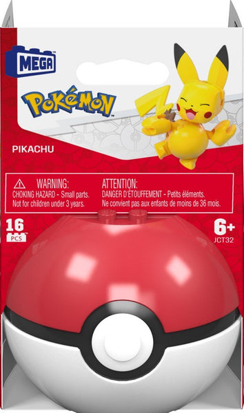 Mega Pokemon Evergreen Poke Ball Collection Pikachu Building Set- 16 P ...