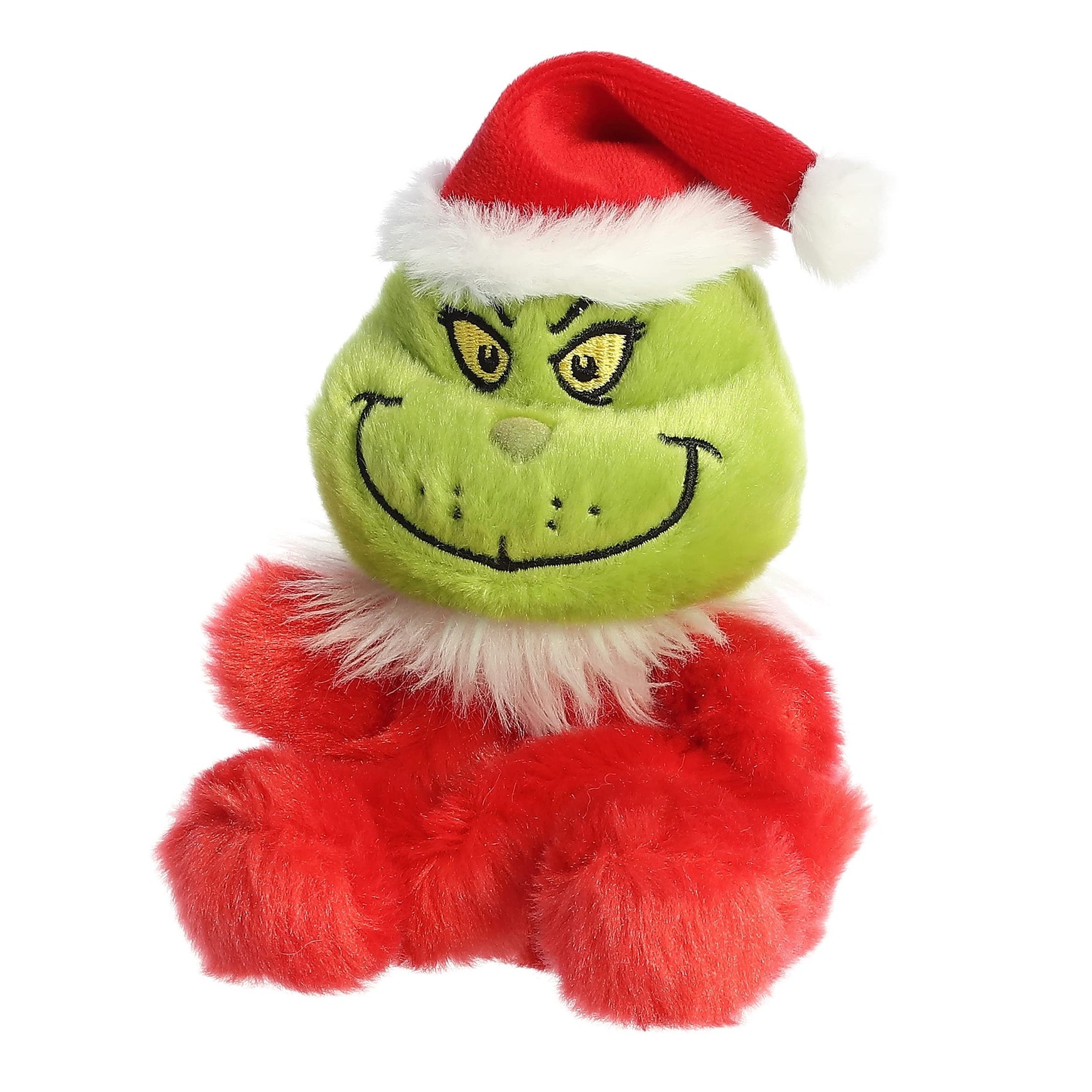 Aurora® Whimsical Dr. Seuss™ Santa Grinch Palm Pals™ Stuffed Animal ...