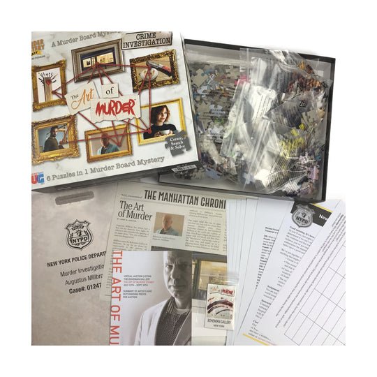 The Art of Murder, A Murder Board Mystery Puzzle – Magical Memories ...